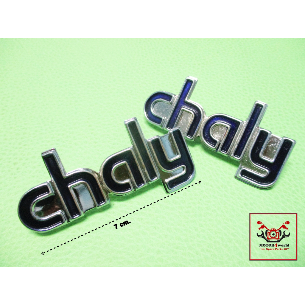 SIDE FRAME EMBLEM "NAVY BLUE" Fit For HONDA CHALY CF50 CF70 // Body ...