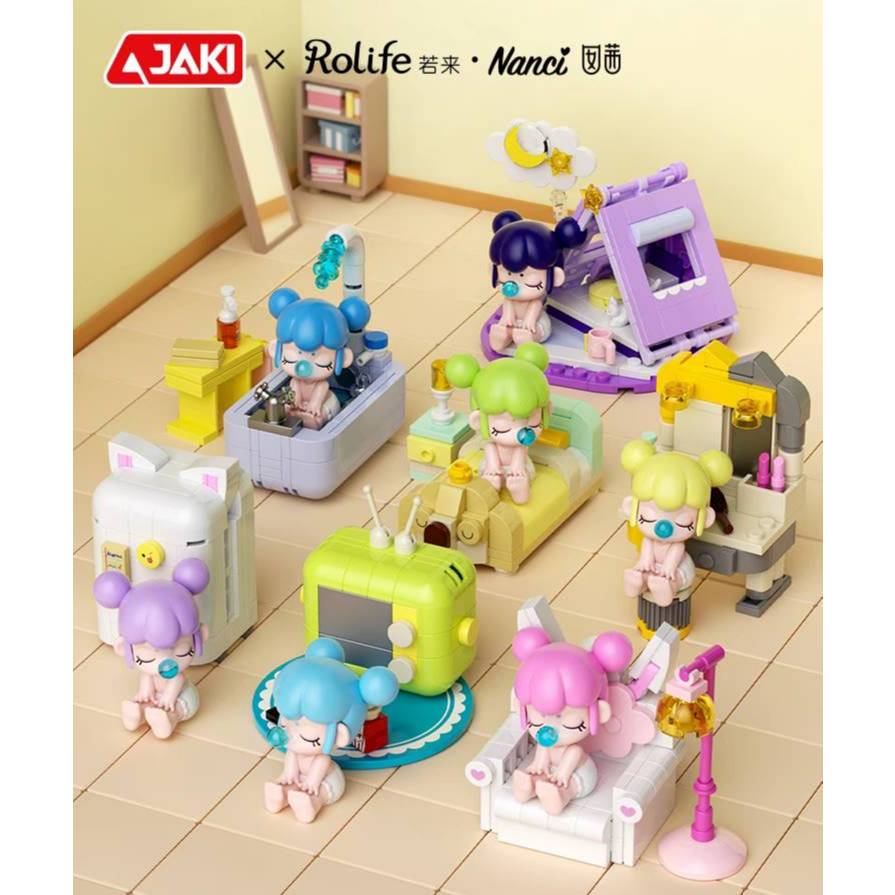 Lego Nanci x JAKI Baby Series Original Product Rolife Nancy | Shopee ...