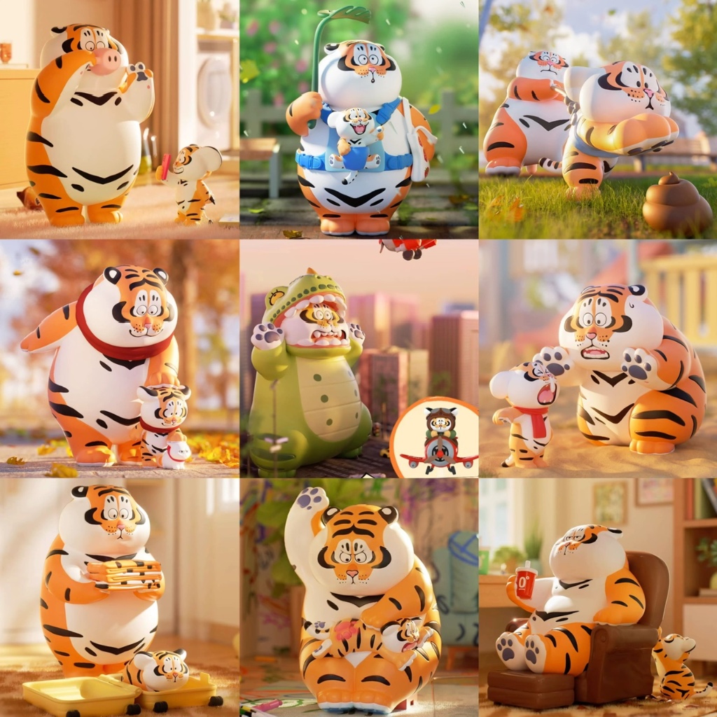Panghu I am not a Fat Tiger Father and Son series | Shopee Malaysia