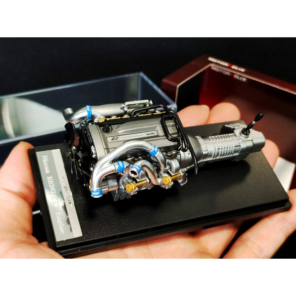 Machine Model Rb26 Engine Rb26 1/18 RB26dett R34 MotorHelix scale 1:18 ...