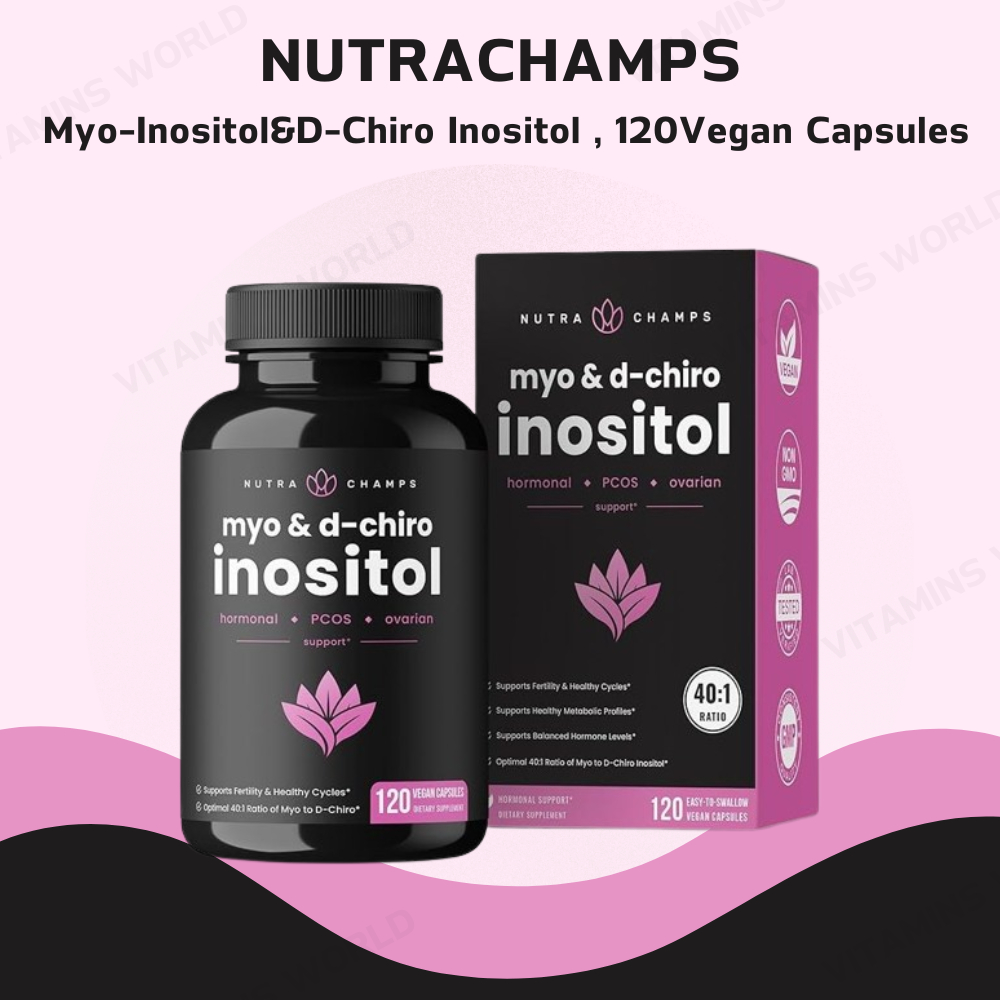 NutraChamps Myo-Inositol&D-Chiro Inositol Supplement Powder Enhanced ...