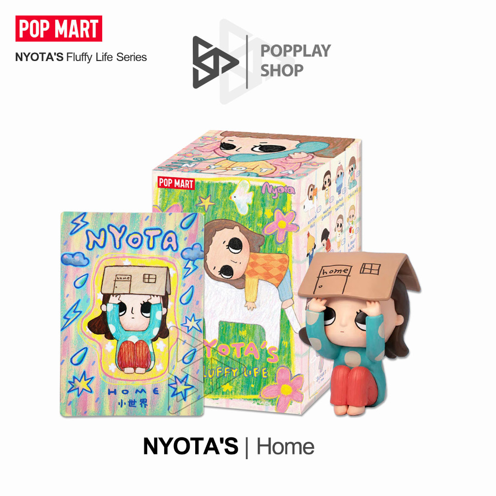 NYOTA'S Home Check Card-Fluffy Life Series POPMART Niuta Model Figure ...