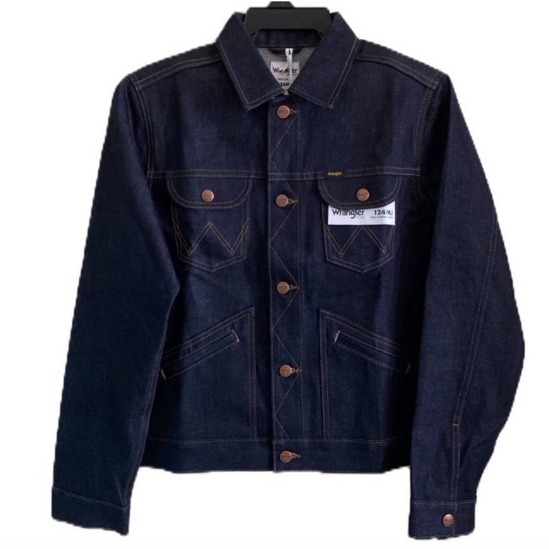 wrangler Cool Men's Denim Jacket (Red Edge) 15 Oz Cotton1 Regular fit ...