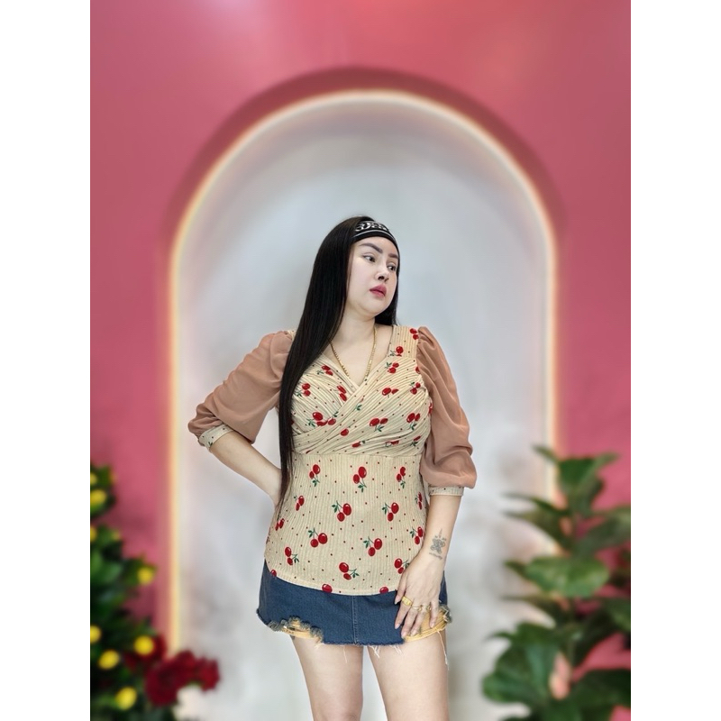 Plump Girl Shirt Fat Vani Bust 38-46 Inches Length 25 (Cross Model Long ...