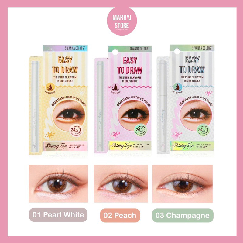 Sivanna Colors Easy To Draw Shining Eye Highlighter Stick Dolly ...