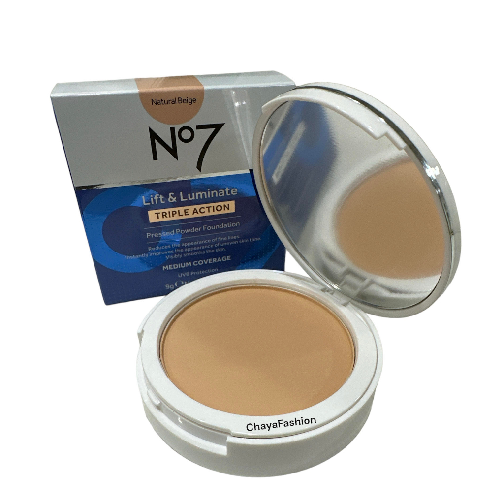 ** NO7 Number Seven Lift & Luminate Triple Action Press Powder ...