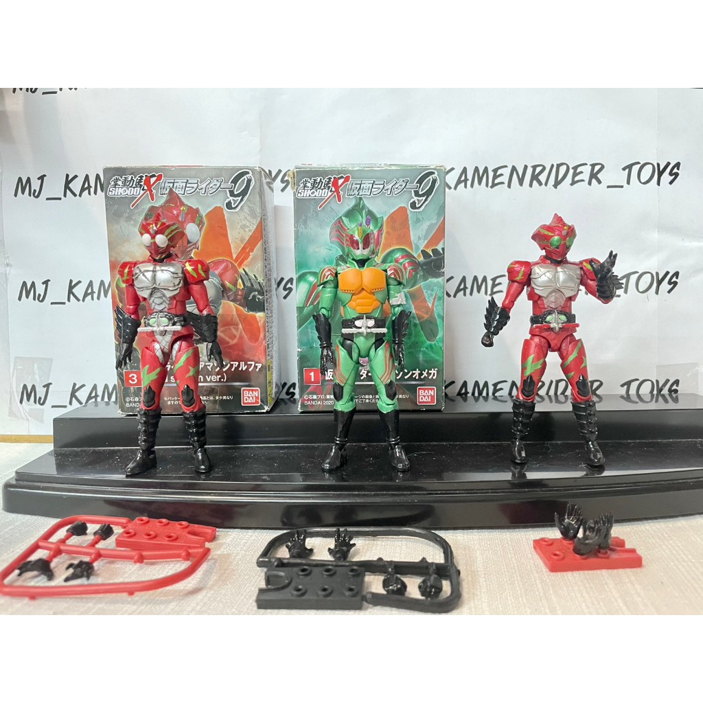 Shodo X 9 Kamen Rider Amazon Alpha & Omega 2nd Hand | Shopee Malaysia