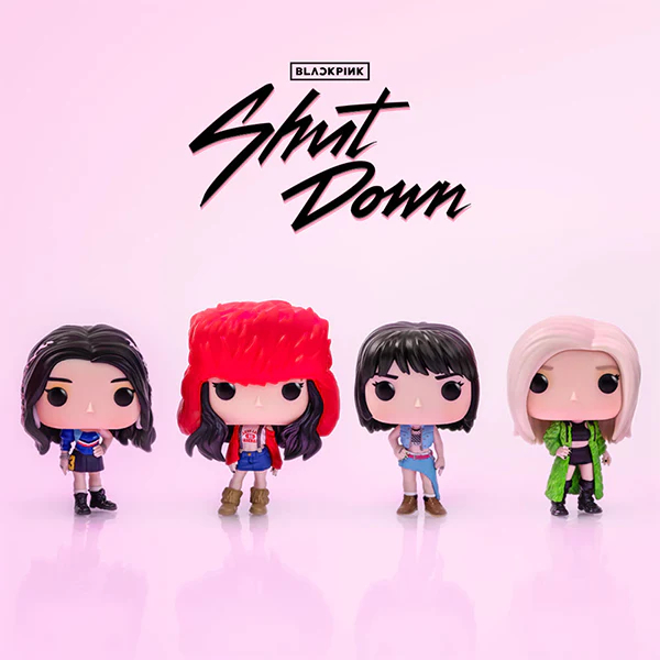 FUNKO BLACKPINK POP Figure & KEYCHAIN Lisa Jennie Jisoo Rose-Shut Down ...