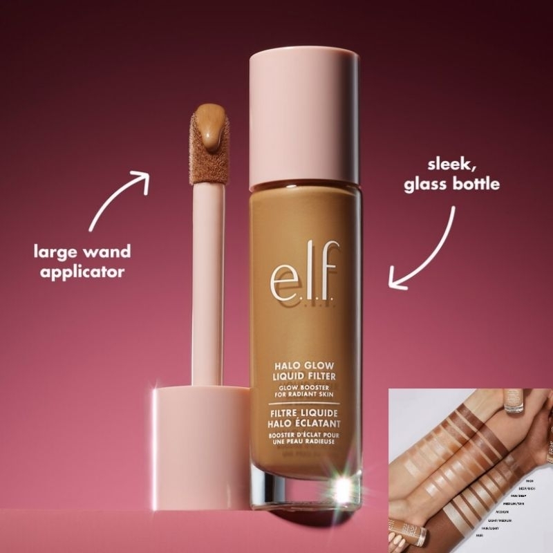 elf Cosmetics Halo Glow Liquid Filter A Foundation Formula For Plump ...