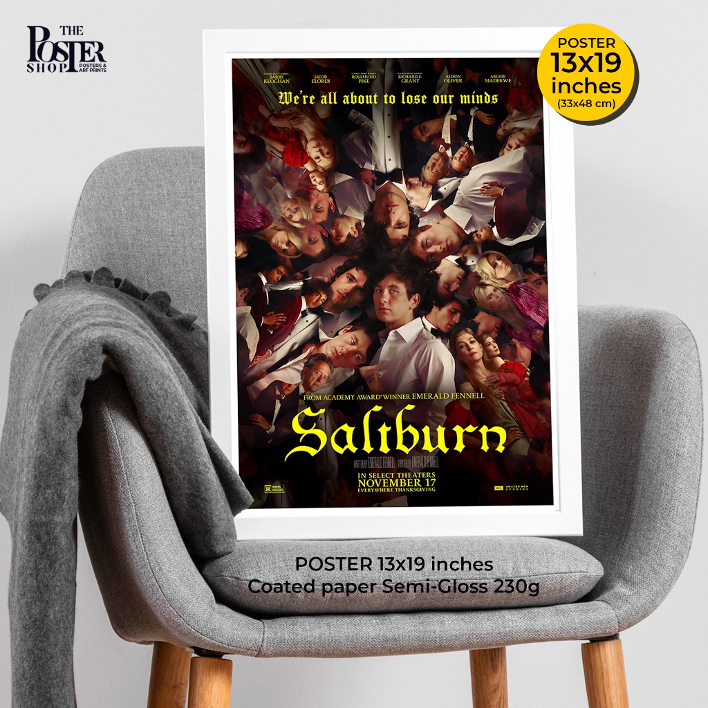 Saltburn Poster Invoice And Writes The Chapter Of Emerald Fennell/Barry ...