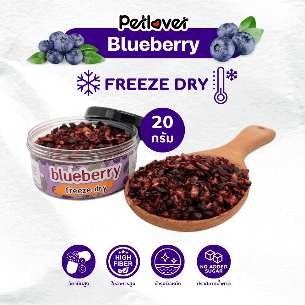 Blueberry Blueberi Freeze Dried Sugar No Salt Parrot Food And All Kinds ...