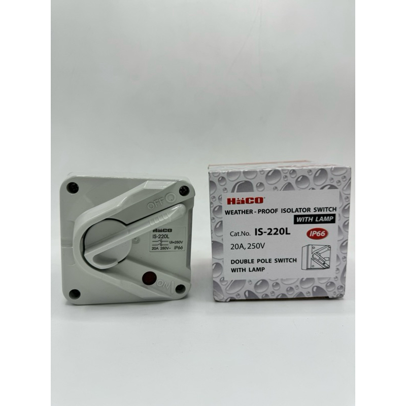Waterproof Chopper Switch 2P 20A Haco | Shopee Malaysia