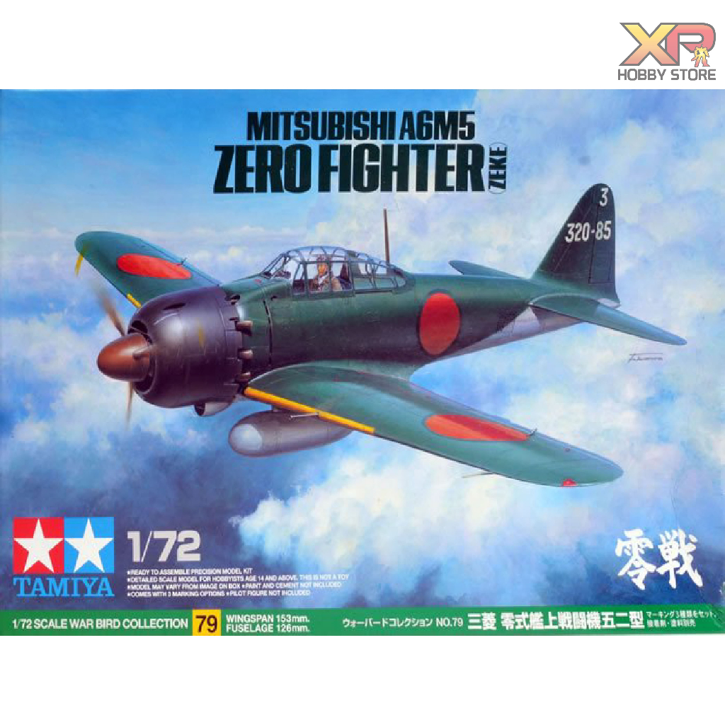 [Tamiya] 1/72: Mitsubishi A6M5 Zero Fighter (Zeke) (TA 60779) | Shopee ...