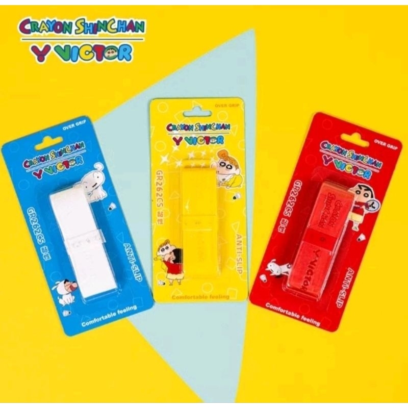 BADMINTON GRIP VICTOR x SHIN CHAN Product % | Shopee Malaysia