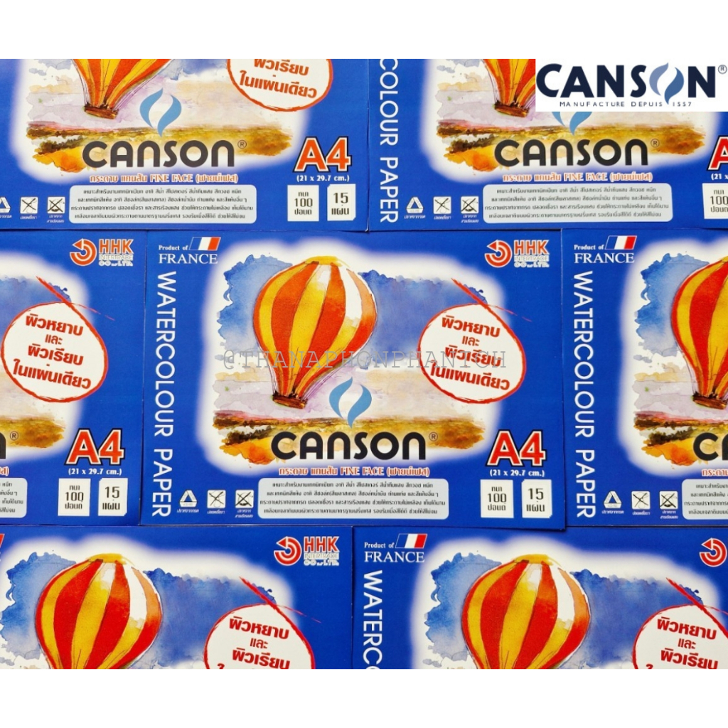 CANSON FINE FACE Drawing Book A4 Size 190gsm Thickness Rough & Smooth ...