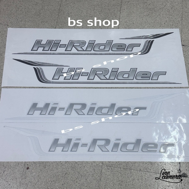 Original Sticker HI-RIDER Rear-Mounted FORD RANGER 2006-2007 Per Pair 2 ...