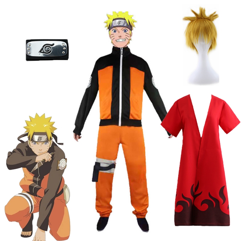 (Bangkok) Anime Naruto Children S Cosplay Costume Boys Jacket Long ...