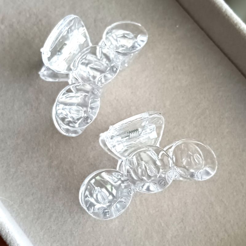 Transparent Hair Clip Medium 5 Cm. Blank Non-Stick Cartoon Character ...