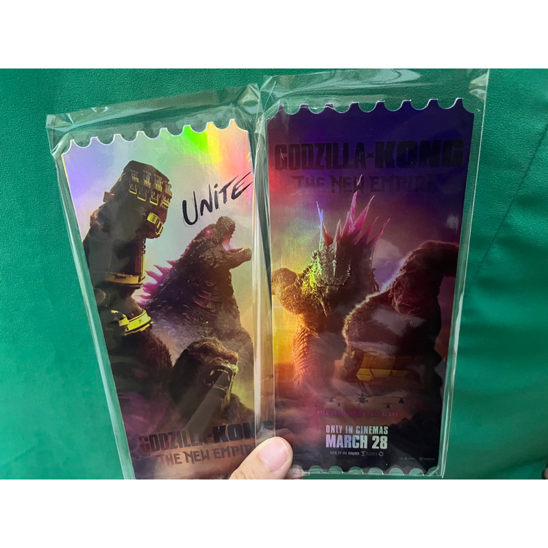 Collectible ticket godzilla vs kong the new empire | Shopee Malaysia