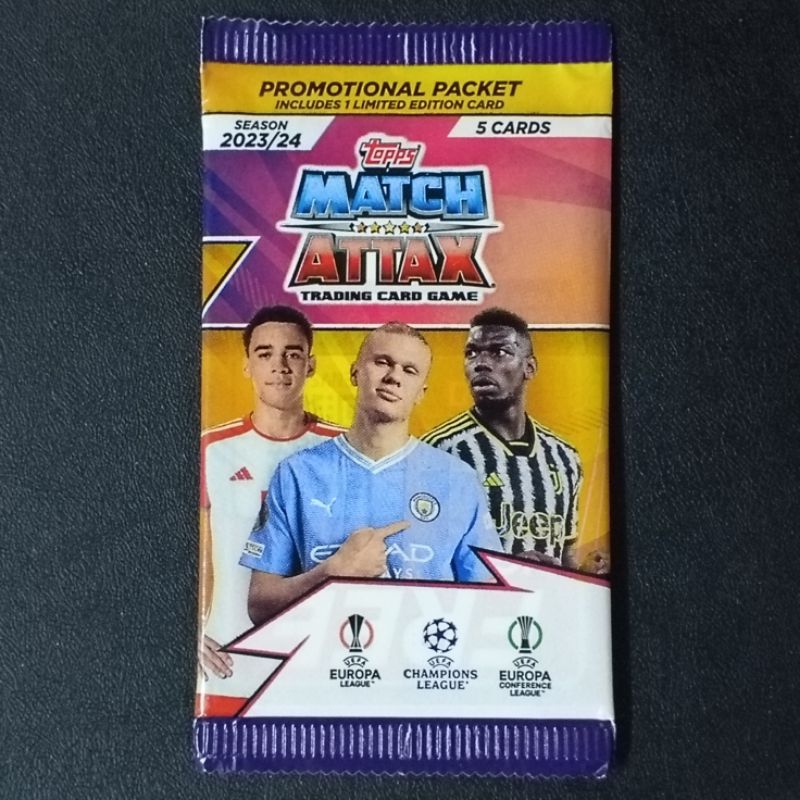 (Sealed Pack) Football Random Envelope MATCH ATTAX 2023/24 PROMOTIONAL ...