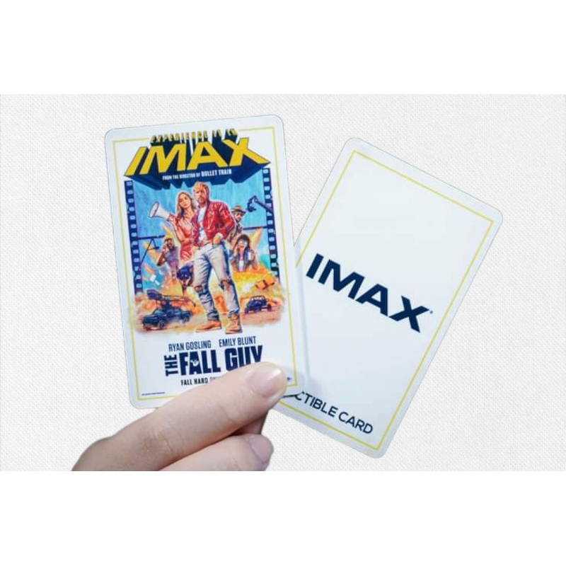 Hard Card IMAX Collectible The Fall Guy Stantman Real Original ...