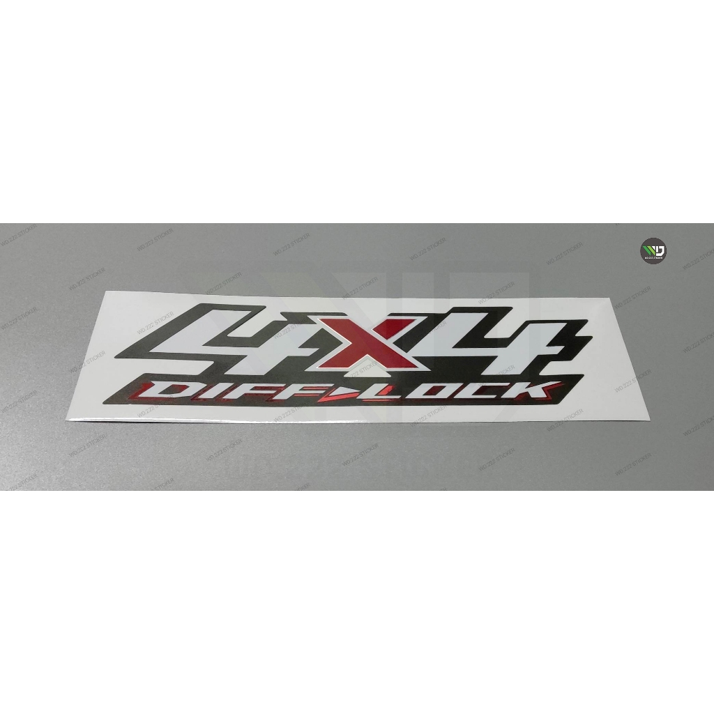 4x4 Diff Lock Foil Sticker For ALL NEW ISUZU D-MAX Year 2020-2021 ** If ...