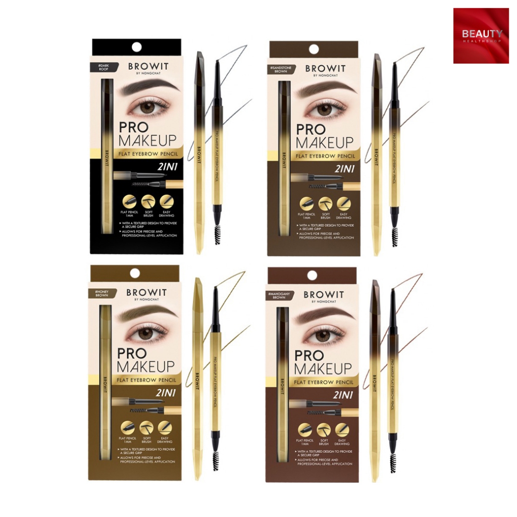 Browit Pro Makeup Flat Eyebrow Pencil (0.08g x 1 Stick) | Shopee Malaysia
