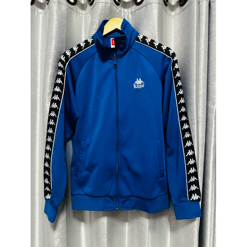 Kappa Jacket Blue With Logo Stripe The Most Of The Best The New Work ...
