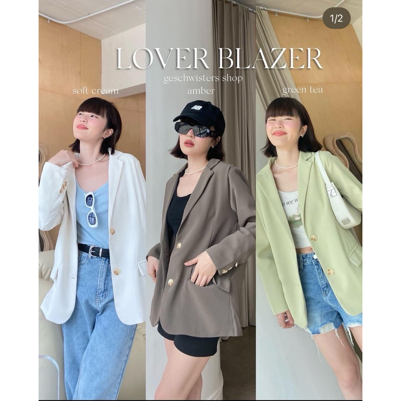 Amber Blazer (Geshwisters) | Shopee Malaysia