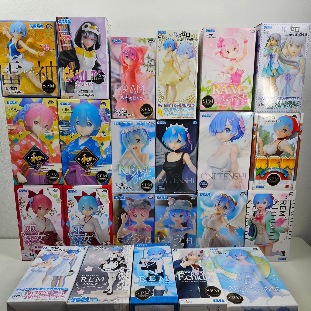 [Original Figure] Re:Zero kara Hajimeru Isekai Seikatsu-Ram/Rem/Emilia ...