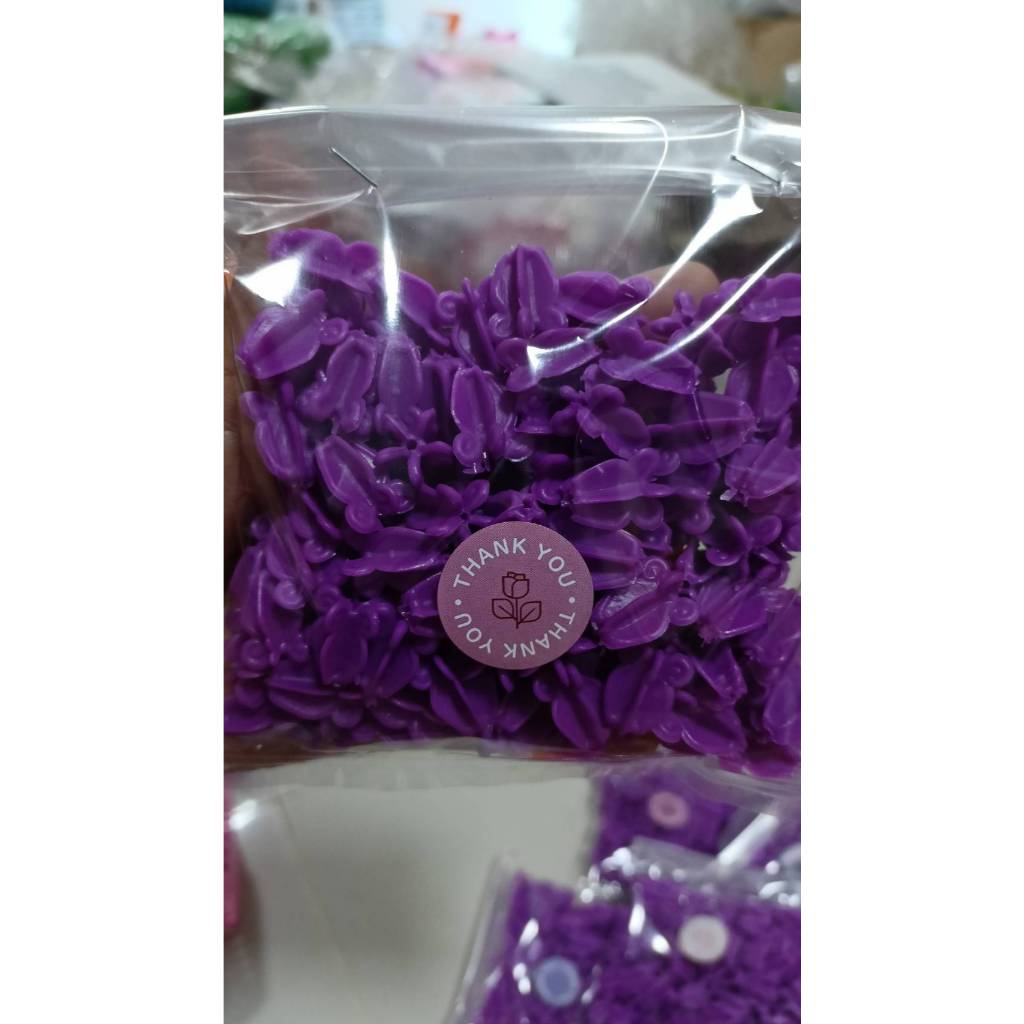 Dahlia Purple 1 Bag 100 Flowers ++ Fake Color Beautiful Flower Good ...