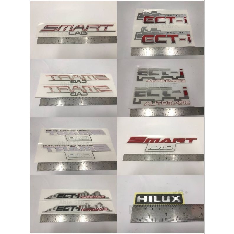 ECT-i/SMART CAB/HILUX Screen Printing Stickers For All TOYOTA VIGO ...
