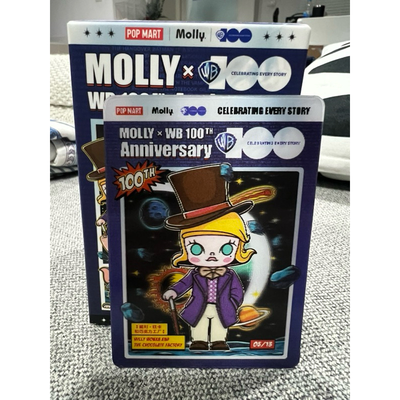 WILLY WONKA Molly x Warner Bros.100th Anniversary Series Special Cards ...