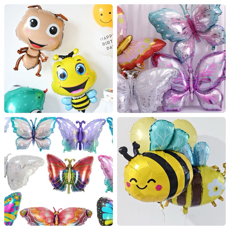 Various Types Of Insects Poultry Balloons Are Small And Large. | Shopee ...