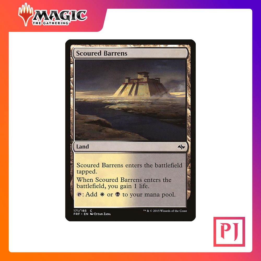 [MTG] Scoured Barrens [FRF] [LAND] [COMMON] [NORMAL] [ENG] (Magic Card ...