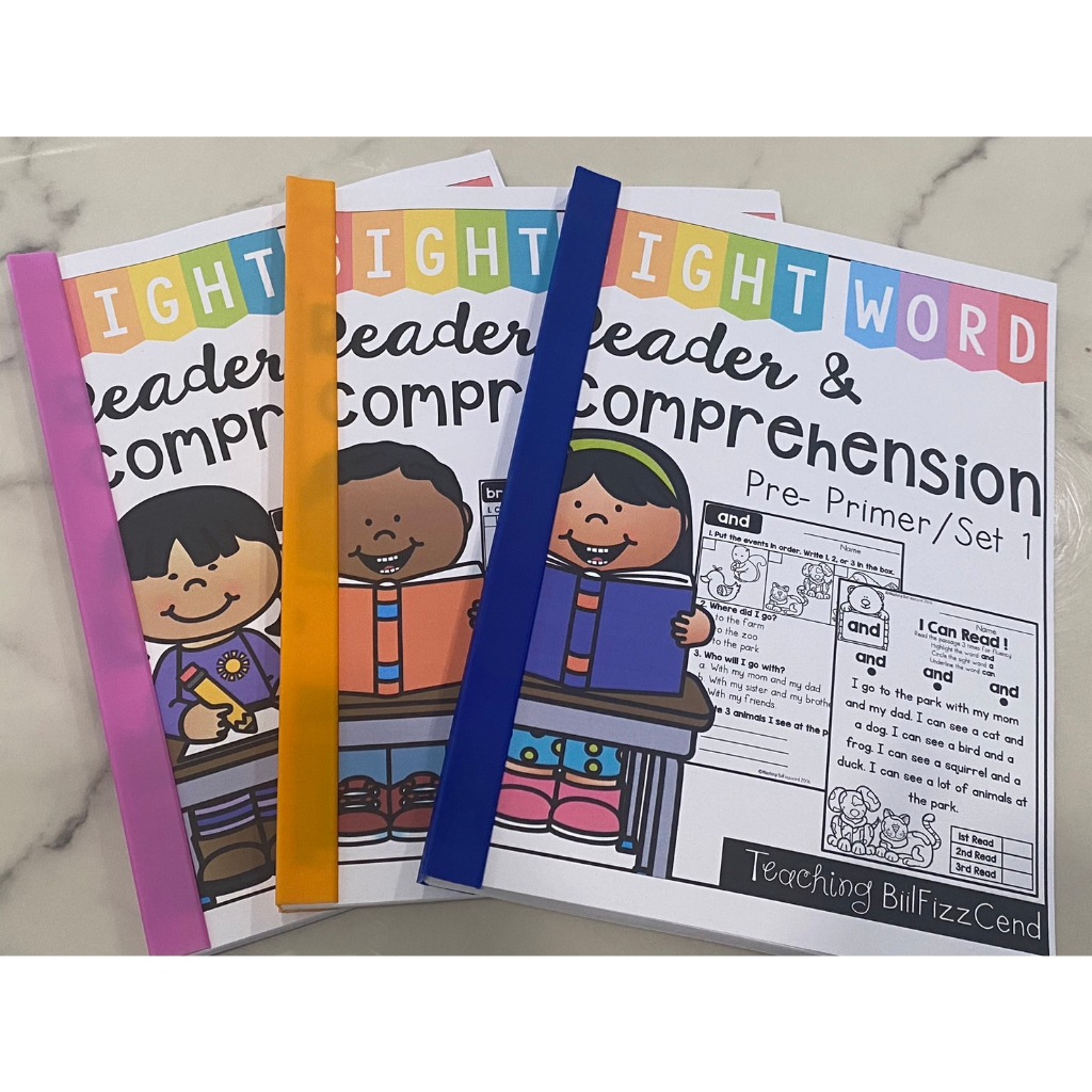 Worksheet Sight Word Reader and Comprehension Exercises | Shopee Malaysia