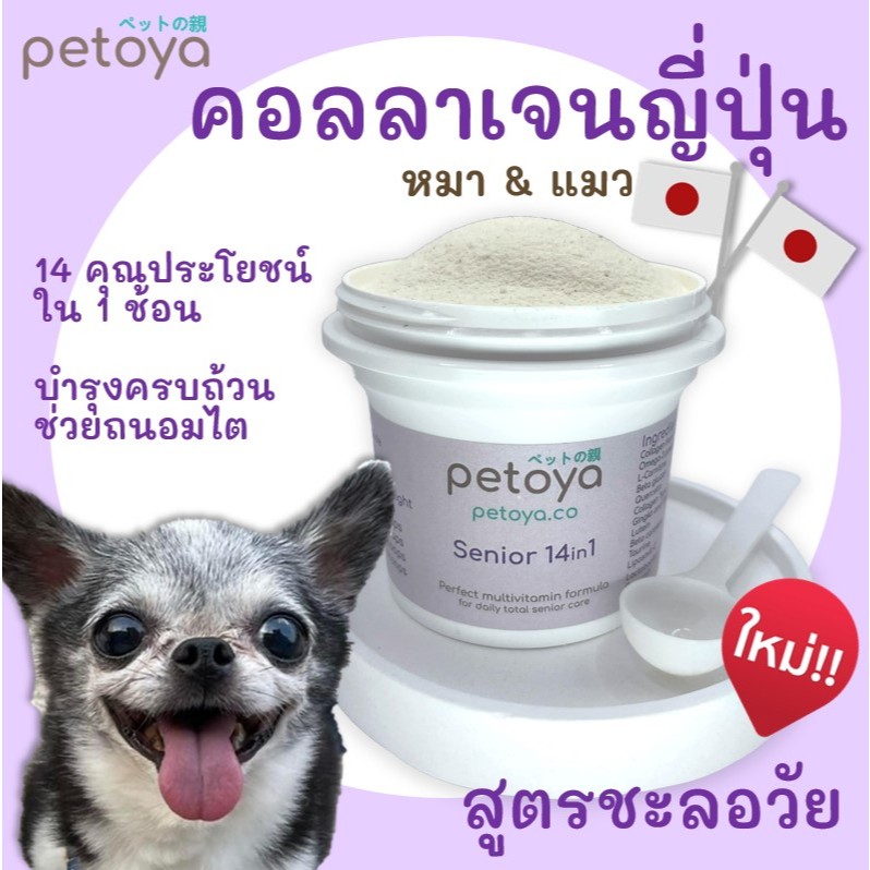 Petoya Japanese Collagen Anti-Aging Formula Complete Nourishment For Dogs And Cats Over 5 Years ...