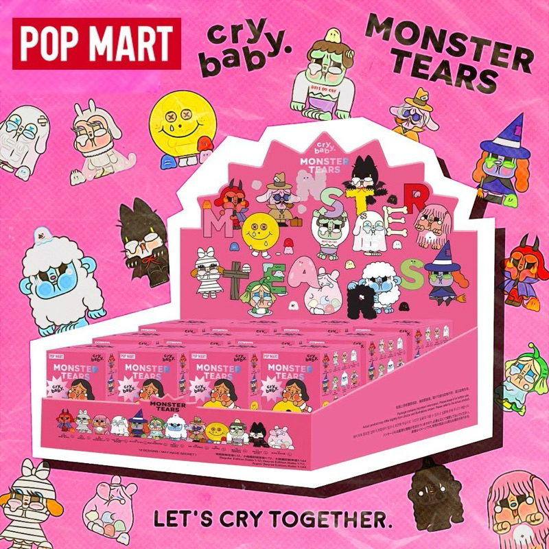 Popmart Crybaby :Monster Tears box set!!! | Shopee Malaysia