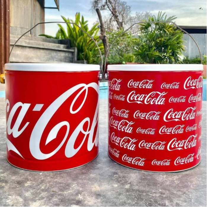 Coke Bucket Large Round 2 Designs Storage Display | Shopee Malaysia
