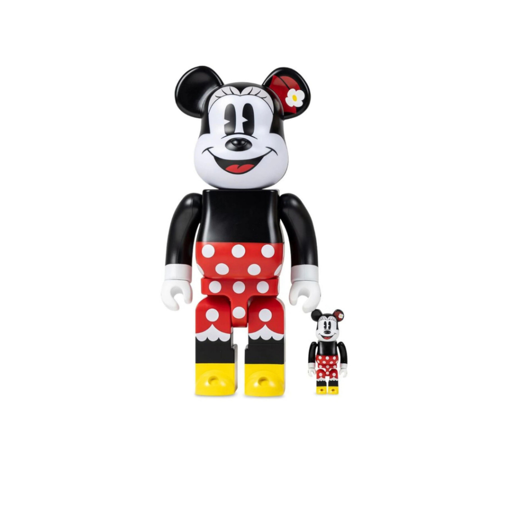 BE@RBRICK MINNIE MOUSE 1 & 4 Height Approxi 70mm/280mm (Unboxed ...