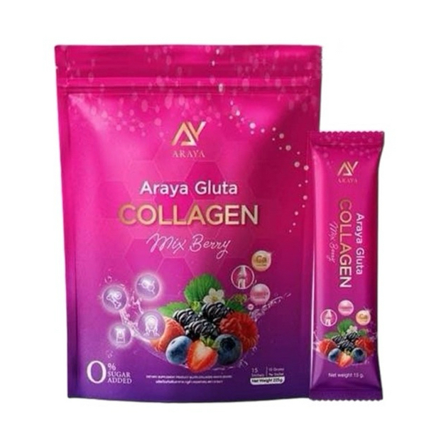 ARAYA Gluta Collagen Glutathione (1 Pack Contains 15 Sachets) | Shopee Malaysia