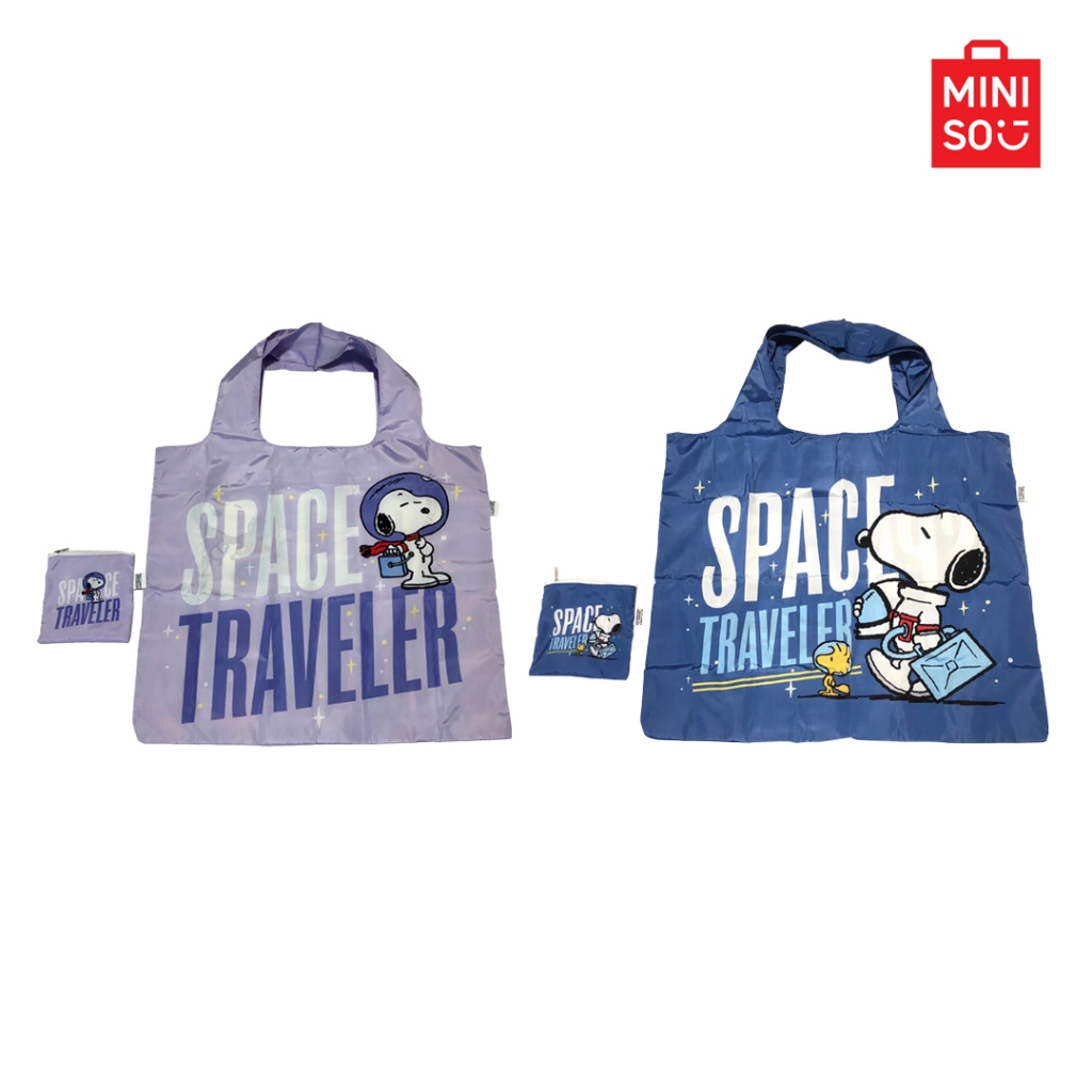 MINISO Cloth Bag Snoopy the Little Space Explorer Collection | Shopee ...