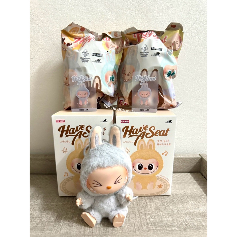 Labubu V2 Authentic New Item Hehe Gray Unpacked-The Merchant's Own-Have ...