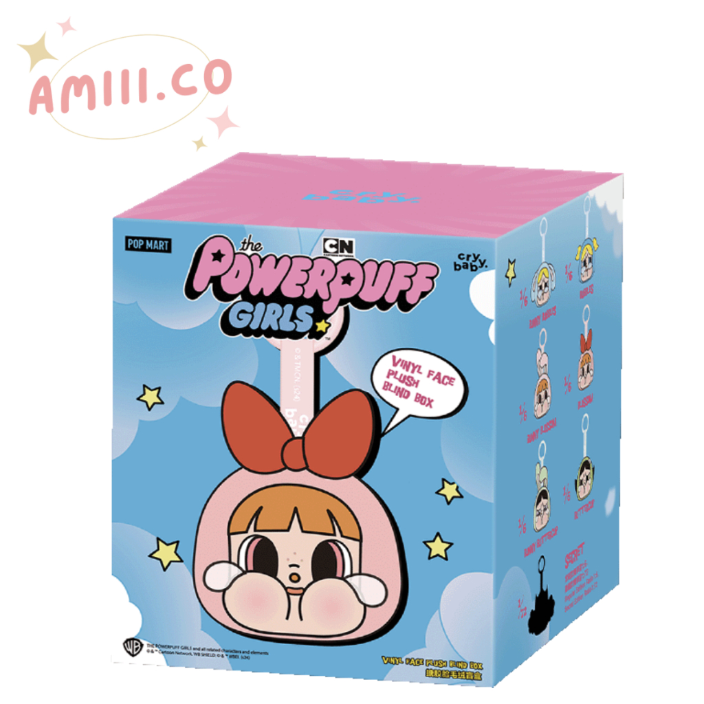 Keychain CRYBABY× Powerpuff Girls Series No Check Card Unwrapped ...