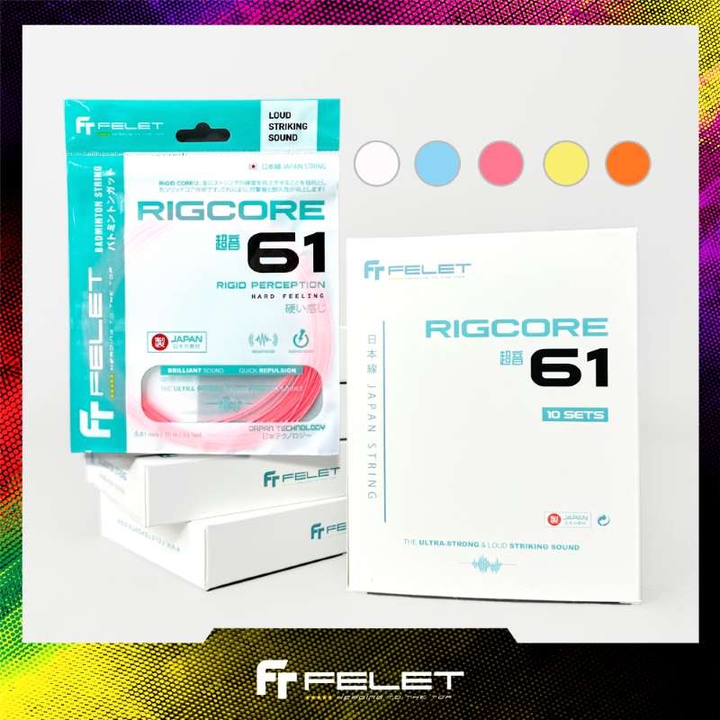 FELET Badminton String RIGCORE 61 Model | Shopee Malaysia