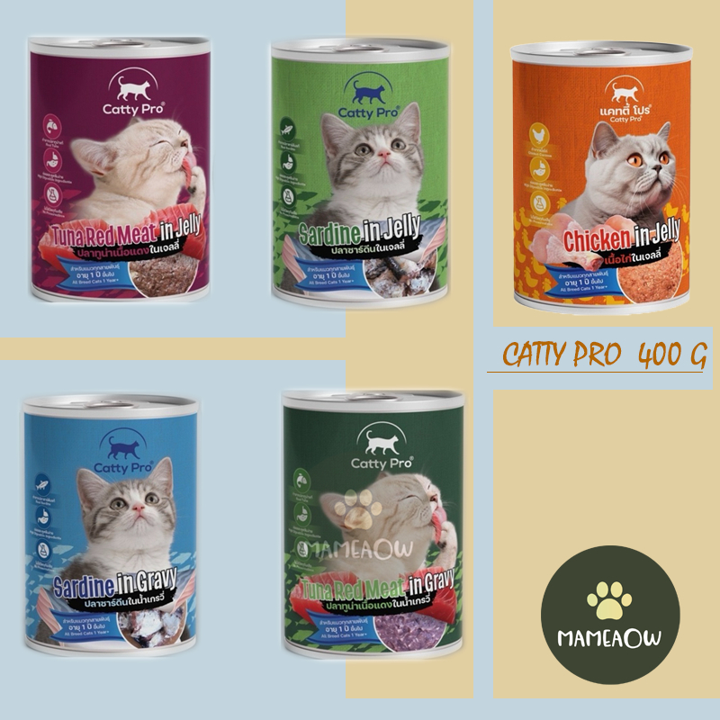 Catty Pro Cat Food For All Breeds Age 1 Year Up 400g | Shopee Malaysia