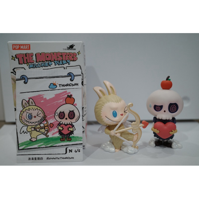 Including LABUBU The Monster Figure Unwrap The Box And Card Complete ...