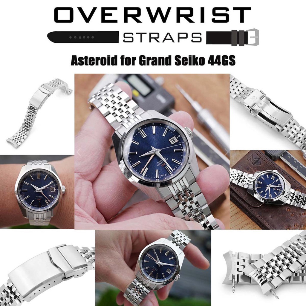 Watch Strapcode Strap 19mm Asteroid Band for Grand Seiko 44GS | Shopee ...