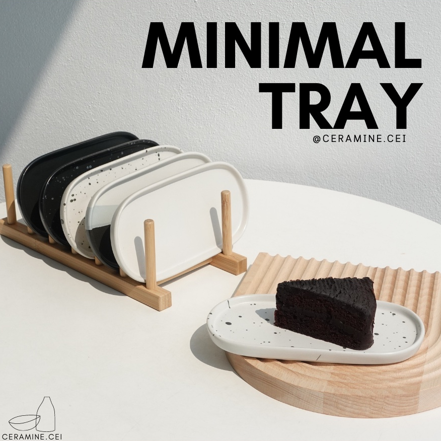 Minimalist Style Ceramic Tray Photo Prop Cake Plate-Sweet Snuff Korean ...