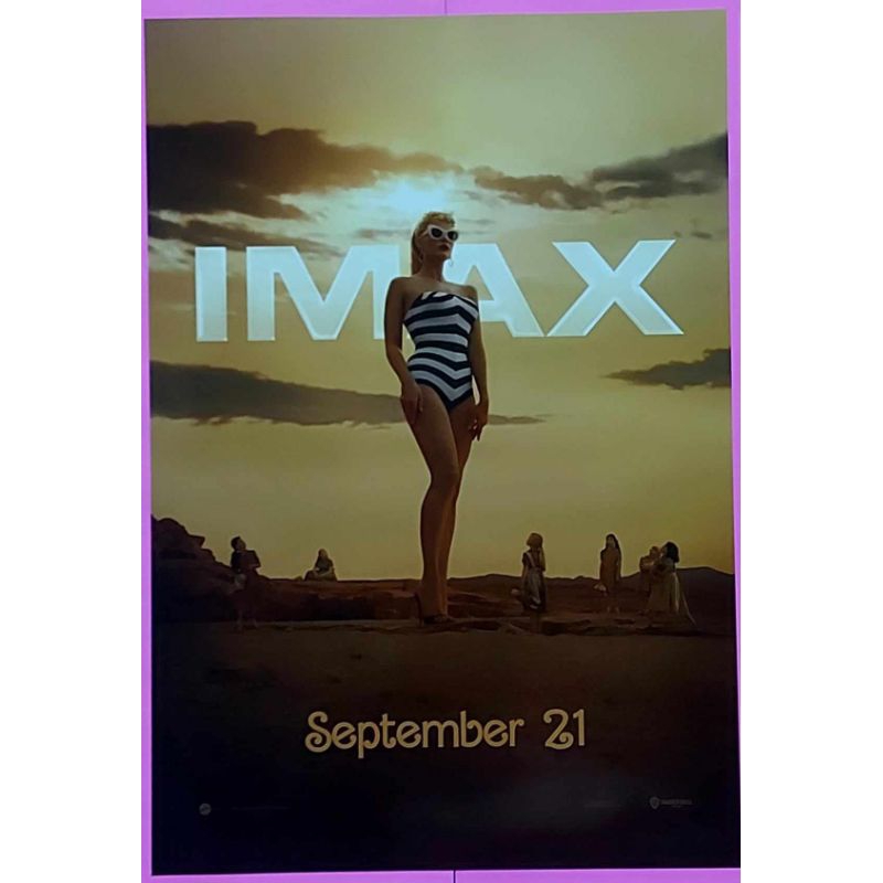 Poster Barbie Original Licensed By Major Cineplex-SF 2023 live action IMAX Margot Robbie ...
